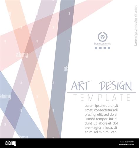 Intersecting Lines Geometric Abstract Composition Template For Modern Posters Posters Covers