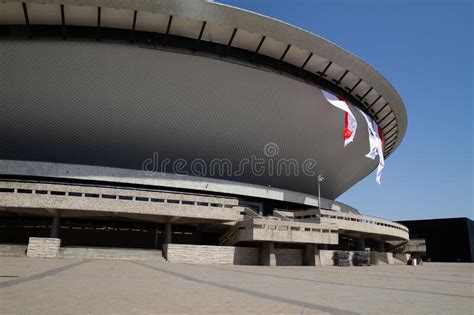 Spodek Hall Arena In Katowice Poland Editorial Photography Image Of