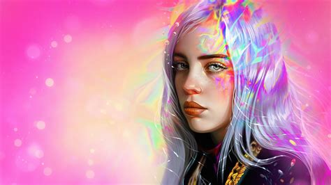 Download American Lipstick Colors Singer Music Billie Eilish 4k Ultra