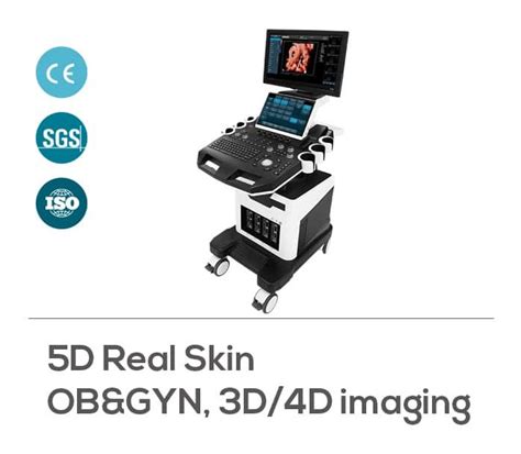 High Quality 3D 4D Trolley Color Doppler Ultrasound Machine