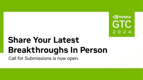 Nvidia Gtc 2024 Announces Call For Submissions Animation World Network
