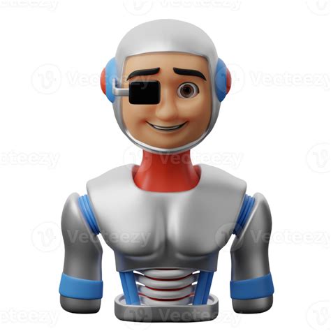 3d Illustration Robot Technology Cyborg 41469140 Png