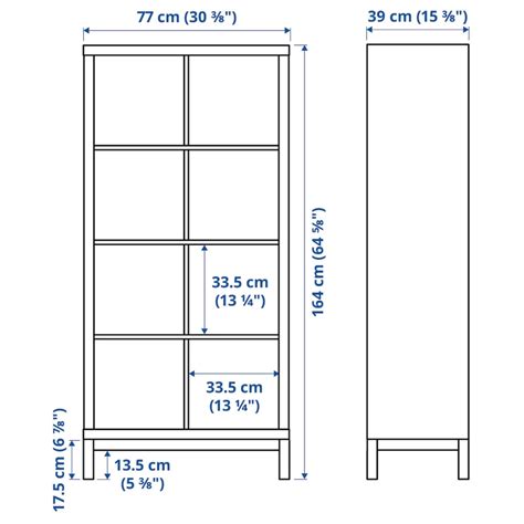 Стеллаж 8 ячеек - IKEA KALLAX, 77х164 см, черный, КАЛЛАКС ИКЕА за 22966 ...