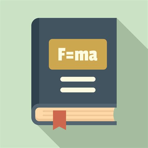 Newton Force Book Icon Flat Style 14520333 Vector Art At Vecteezy