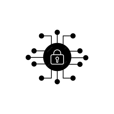 premium vector cyber security icon set digital system data tech
