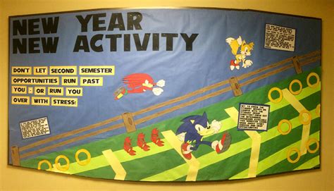 Sonic The Hedgehog Bulletin Board For Preschool Classroom