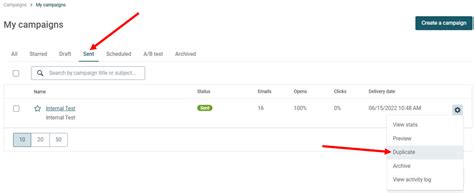 How To Copy Or Duplicate A Campaign Mailjet Help Center