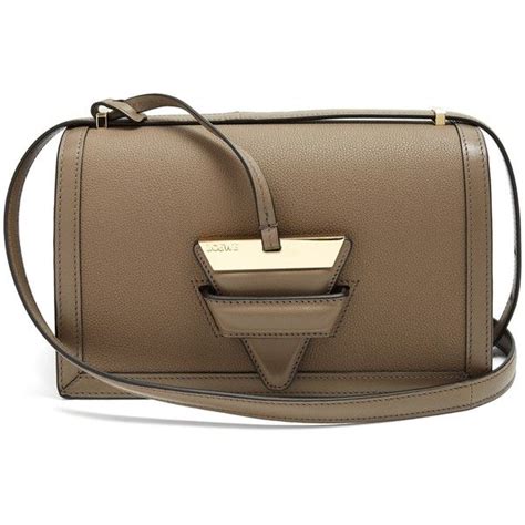 Loewe Barcelona Medium Leather Shoulder Bag Beige