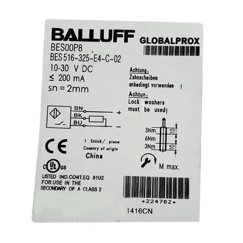 Nuevo En Stock Balluff Sensor Bes00p8 Balluff Sensor Suministro