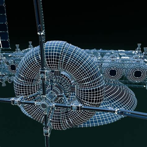 3d Model Asteroid Mining Platform 3d Model Asteroid Mining Platform