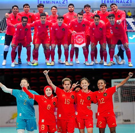 Timnas Futsal Indonesia Cetak Sejarah Tim Putra Dan Putri Kompak Naik 7 Peringkat Ranking Fifa