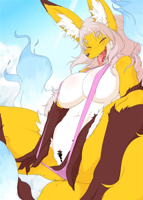 Rule 34 Artist Request Breasts Censored Closed Eyes Fox Furry Long