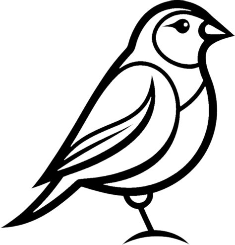 Bird Line Drawing Pngs For Free Download