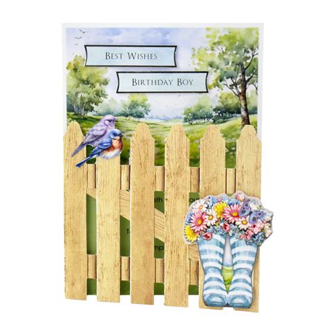 Spring Garden Picket Fence Card Making Kit Katy Sue Designs