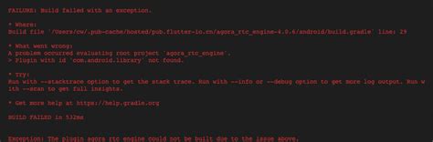 编译错误 · Issue 411 · Agoraio Extensionsagora Flutter Sdk · Github