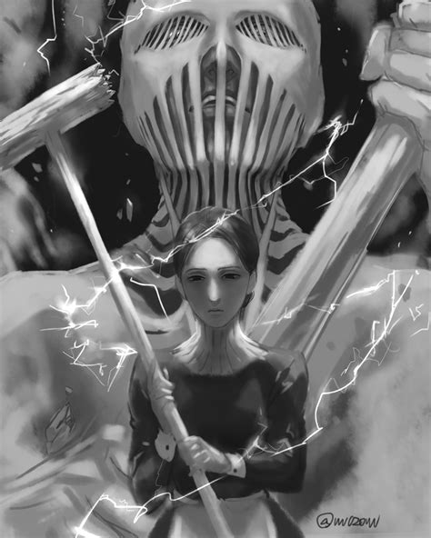 War Hammer Titan Attack On Titan Eren Jaeger Levi X Eren Armin Mikasa Manga Anime