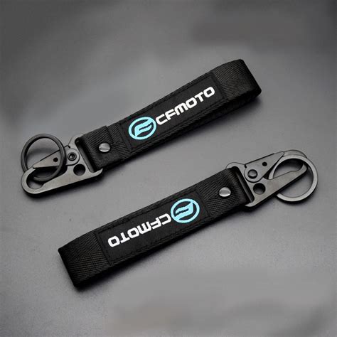 Anti Lost Keychian With Free Number Tag Biker Motorcycle Brand Letter