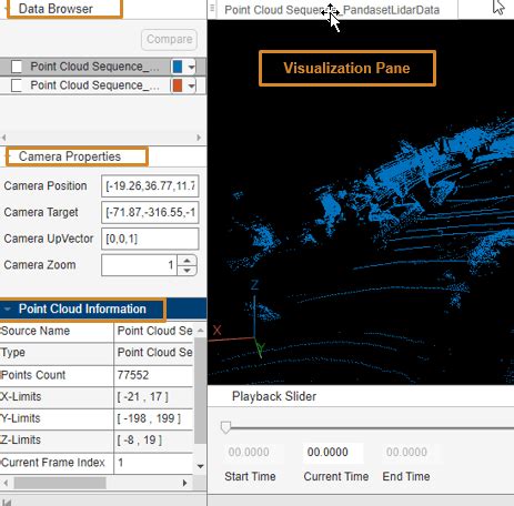Import View And Export Point Cloud MATLAB Simulink