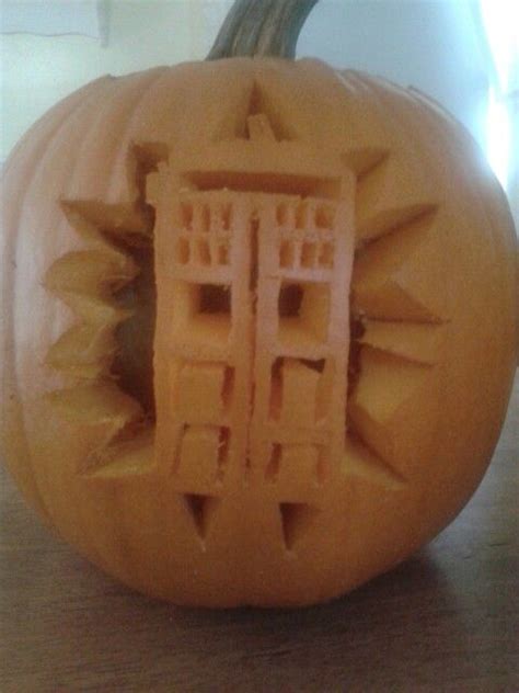 Tardis Pumpkin Carving By Freddy
