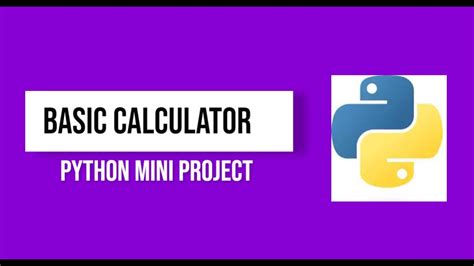 Basic Calculator In Python Youtube