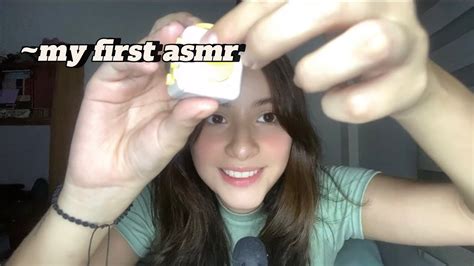 Asmr My First Asmr Video ♡ Youtube