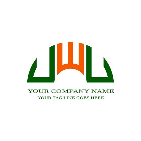 Uwu Letter Logo Creative Design With Vector Graphic 8466280 Vector Art