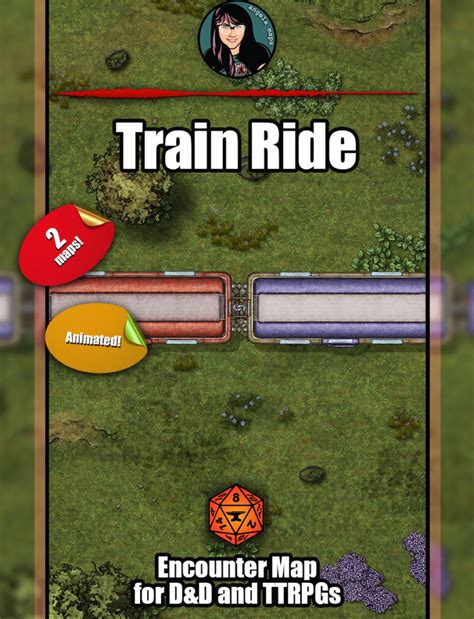 Train Ride Animated Battle Map With Foundry Vtt Support ⋆ Spooky Action