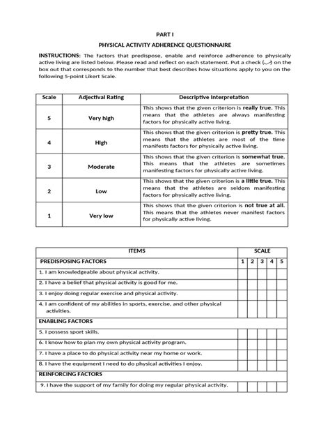 Validated Questionnaires Pdf