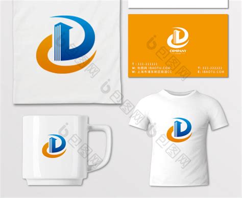 字母d科技logo标志模板 包图网