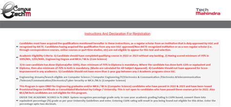 Registration Registration Tech Mahindra Careers