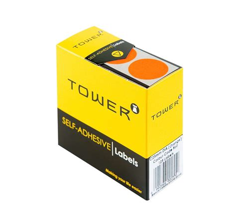 Tower C25 Colour Code Rolls Orange — Statesman Stationery