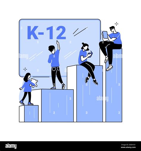 K 12 Program Abstract Concept Vector Illustration Stock Vector Image