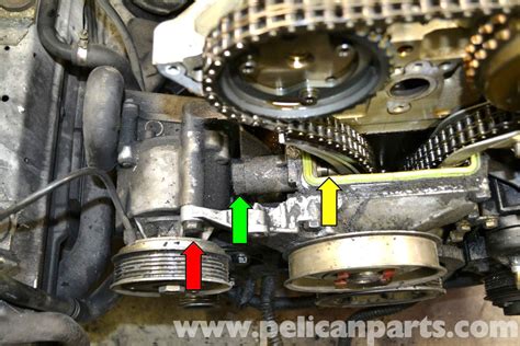 Mercedes Benz W124 Timing Chain Tensioner Replacement 1986 1995 E Class Pelican Parts Diy