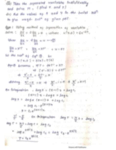 Solution Non Homogeneous Linear Partial Differential Equation And