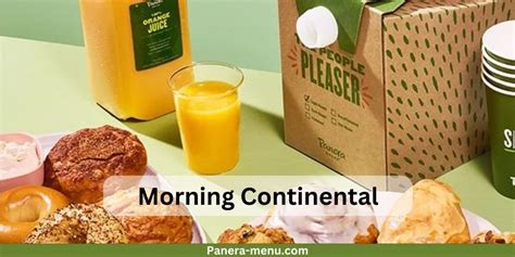 Panera Breakfast Catering Menu With Prices And Pictures 2025