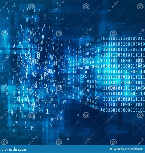 Big Data Concept Digital Information Visualisation Analysis Of