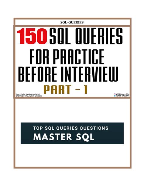 Challenging Sql Queries Sql Queries Tables You Need To Create And