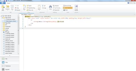 tutorial programação web asp com razor syntax [parte 7] capítulo