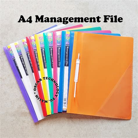 A4 Management File Pvc Color Plastic Report File Folder Fail Poket Dokumen Folder Plastik