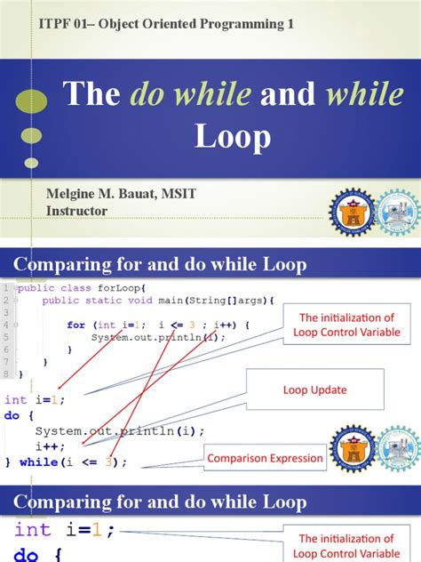 Itpf01 Week7 Iteration Part 2 Pdf Control Flow Computer Engineering