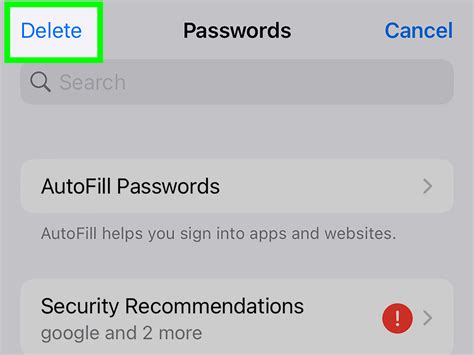 How To Delete Saved Passwords From Keychain Iphone And Ipad