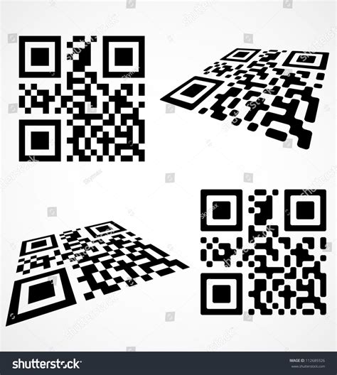 Simple Qr Code Icon Vector Illustration Stock Vector Royalty Free