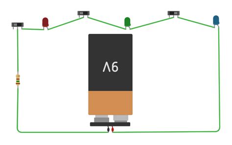 Circuit Design Rangkaian Seri Nicholas Khrisna Tinkercad