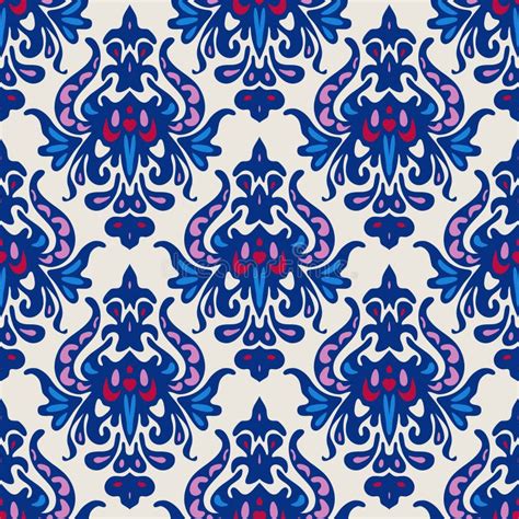 Neoclassical Seamless Textile Pattern With Laurel Stock Vector