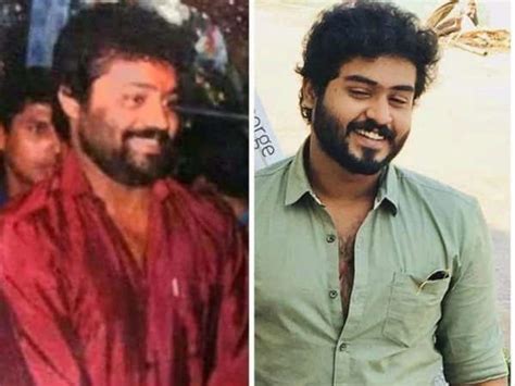 suresh gopi and his son gokul suresh viral photo - Malayalam Filmibeat