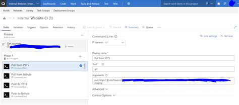 Git Syncing My Github Repo To MS Visual Studio Team Services Stack Overflow