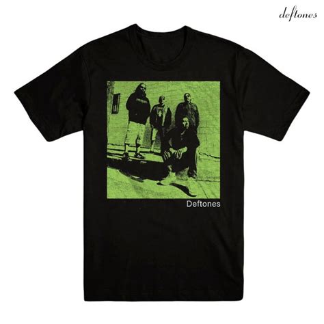 Deftones デフトーンズ Green Photo Tシャツブラック Tシャツ バンドtシャツの