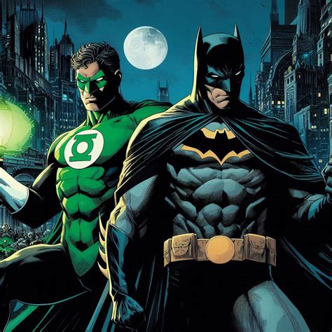 Batman And Green Lantern By Aibatman On Deviantart