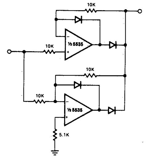 Precision Full Wave Rectifier Circuit Diagram Super Circuit Diagram