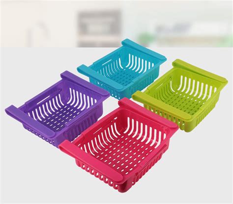 Buy Adjustable Fridge Storage Rack Expandable Fridge Storage Rack Plastic Fridge Space Saver